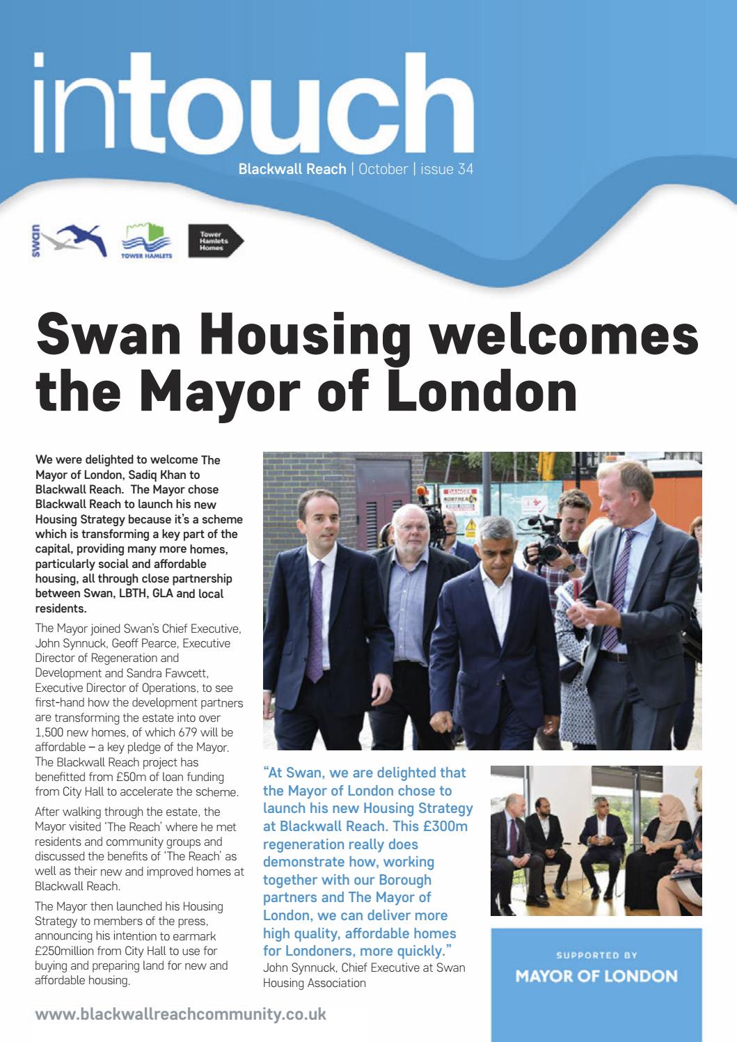 In touch - Issue 34 October 2017 by Swan Housing Association - Issuu