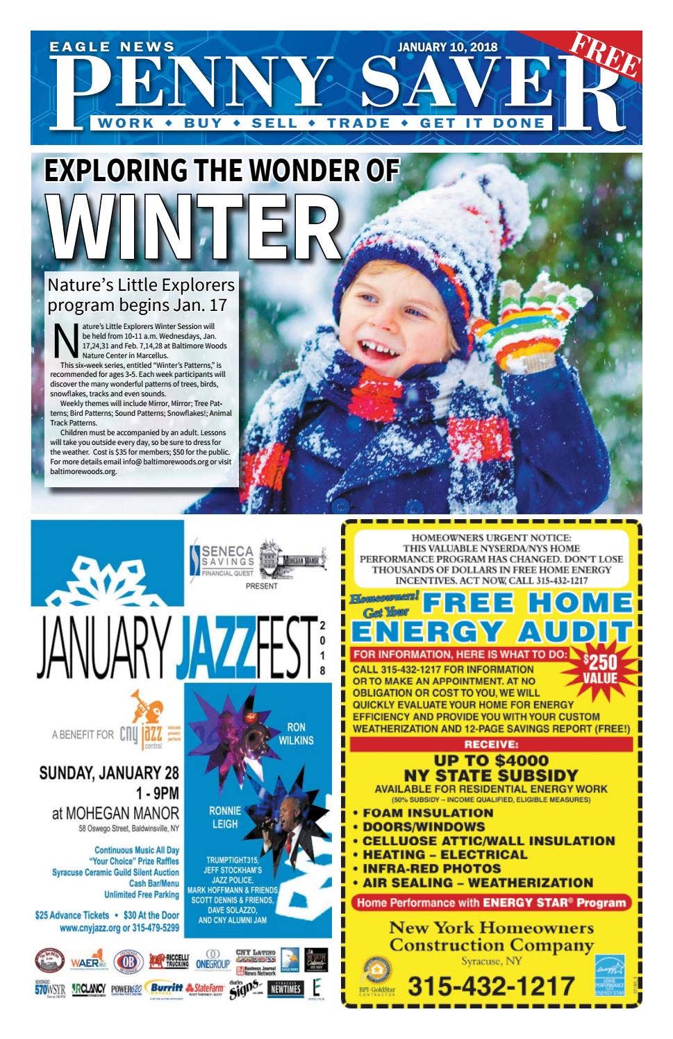 Penny saver jan 10 2018 by Eagle Newspapers - Issuu