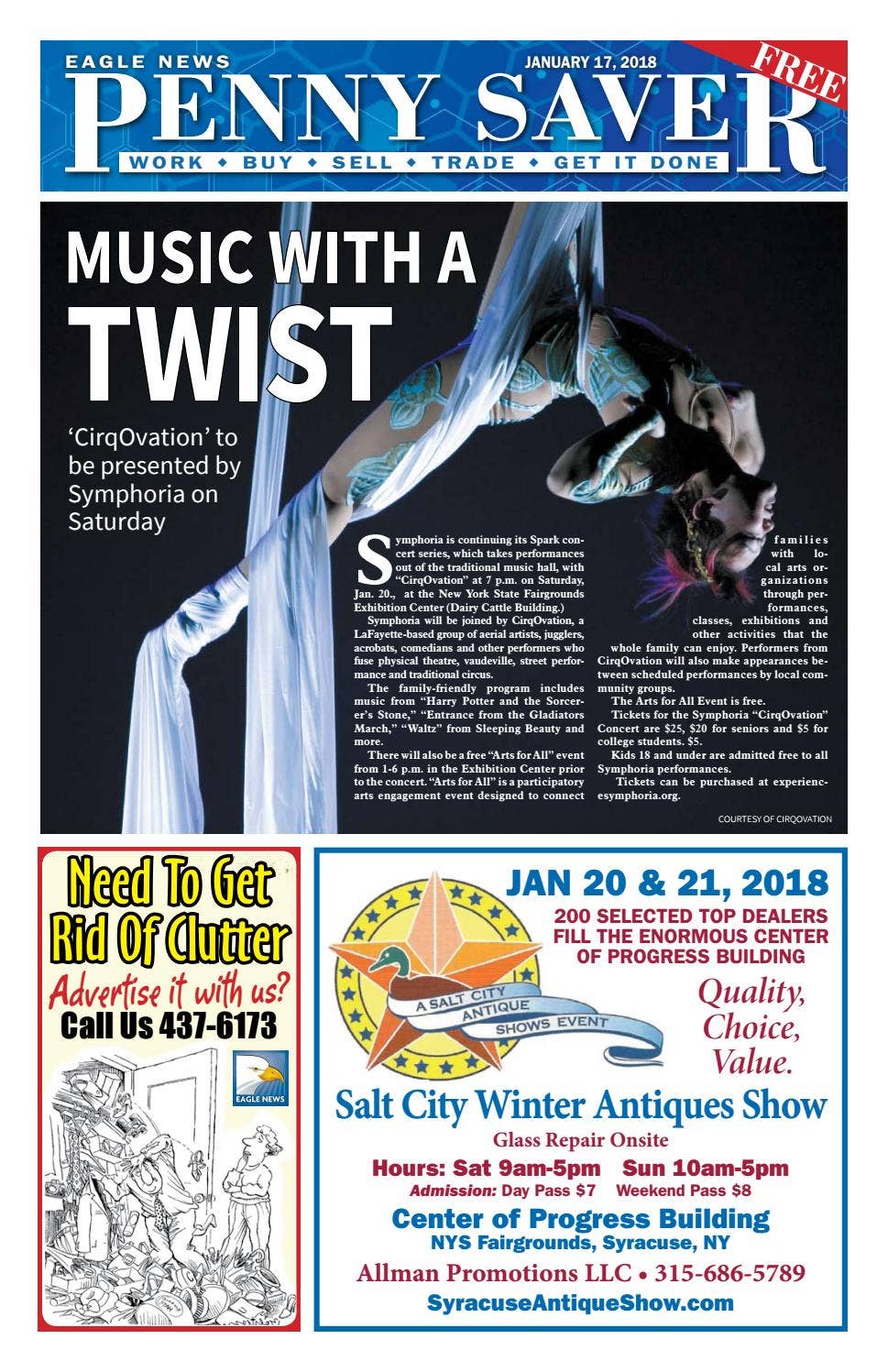 Penny saver jan 17 2018 by Eagle Newspapers - Issuu