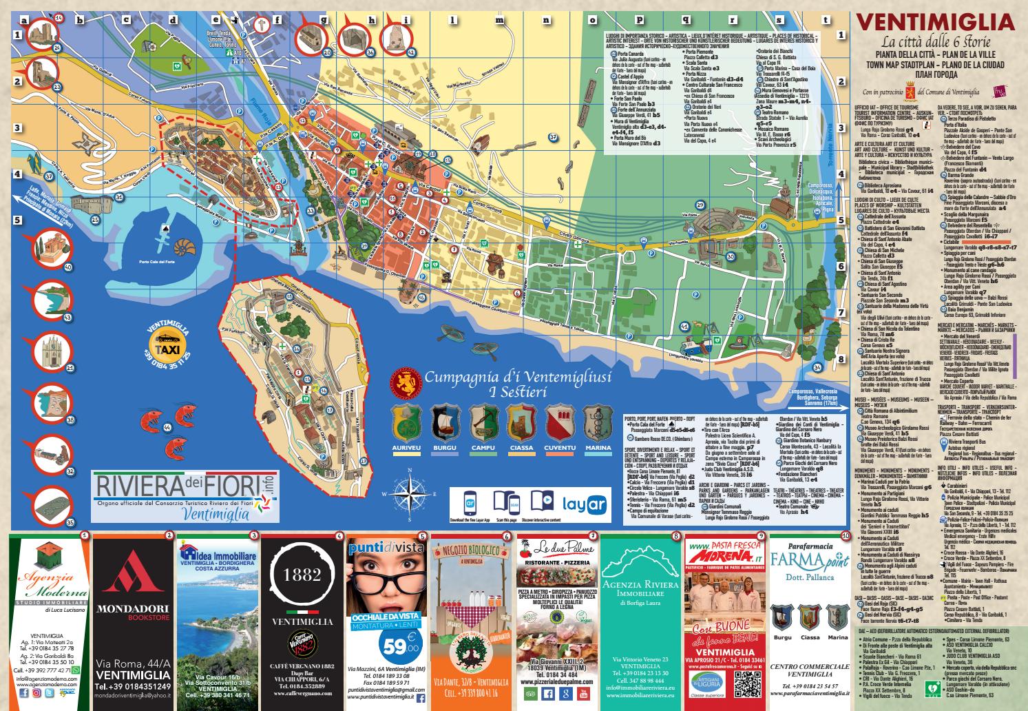 CARTINA VENTIMIGLIA - RIVIERA DEI FIORI by Innovation Media Editore - Issuu