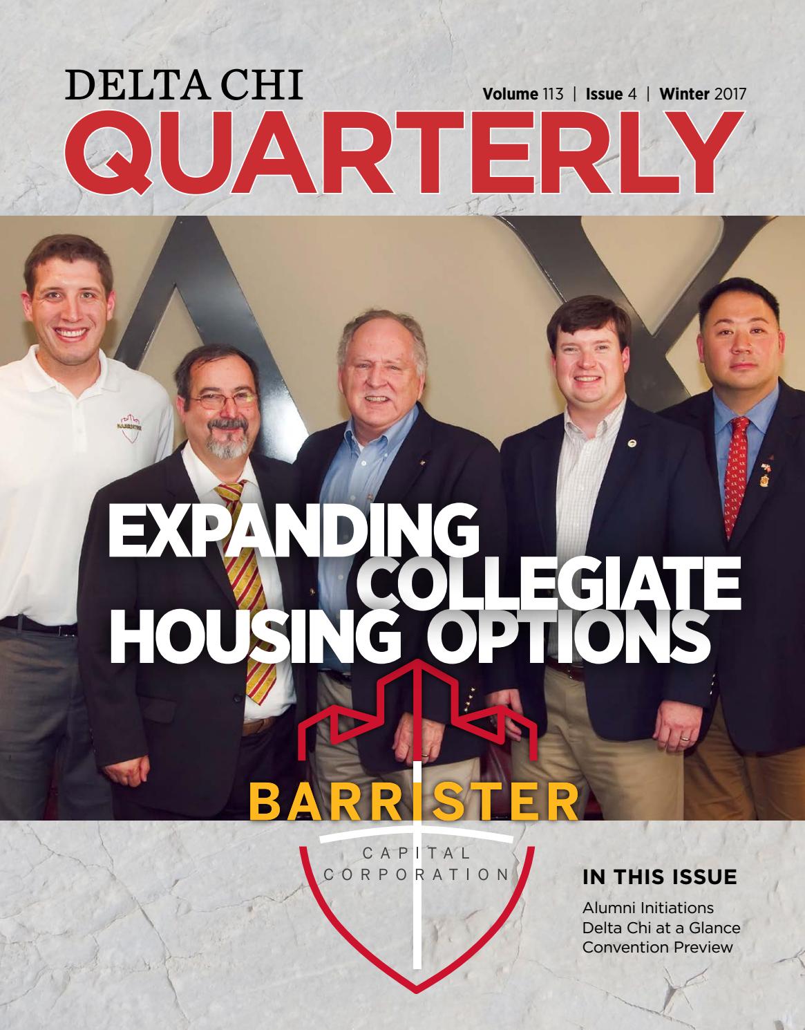 Delta Chi Quarterly - Volume 113, Issue 4 by Delta Chi Fraternity - Issuu
