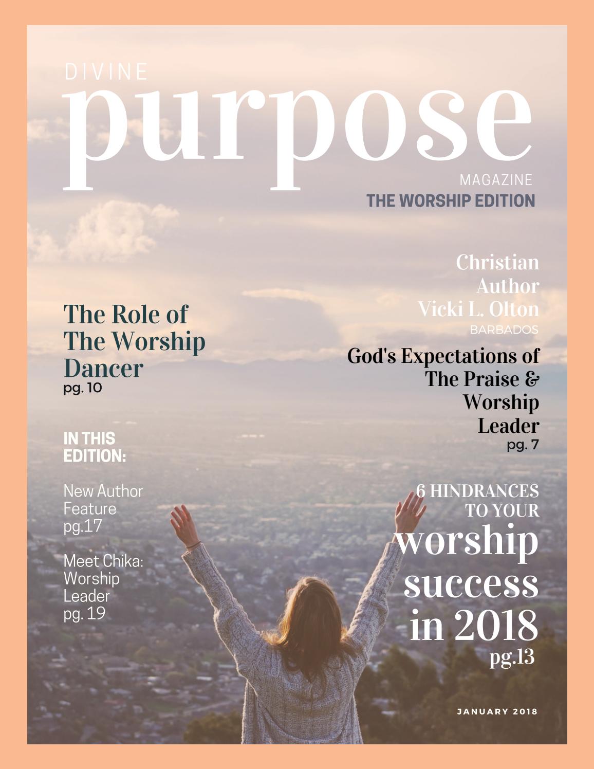 Divine Purpose Magazine - Worship Edition - Issue 4 - Jan - March 2018 ...