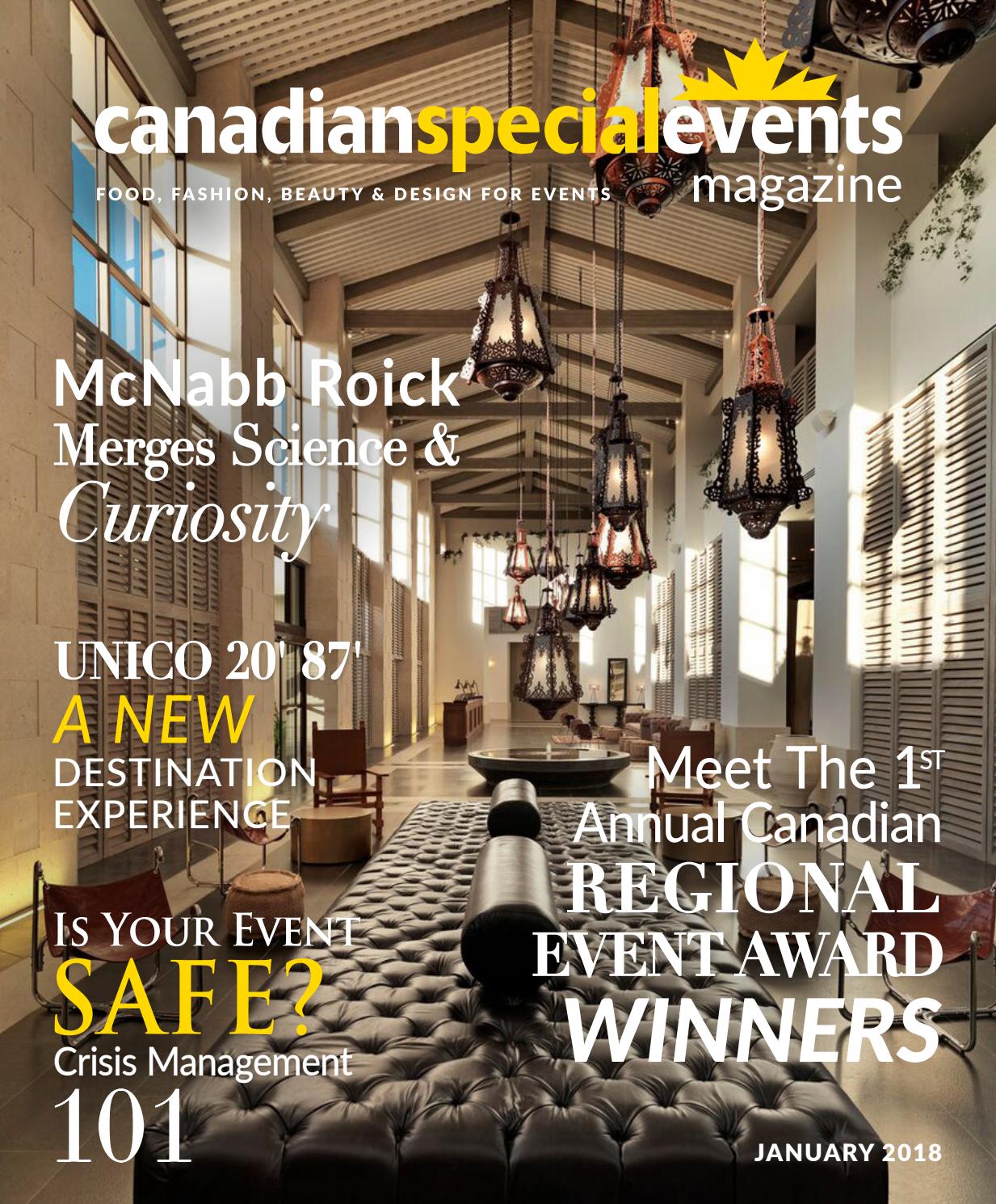 Canadian Special Events Magazine Winter 2018 by Canadian Special Events ...