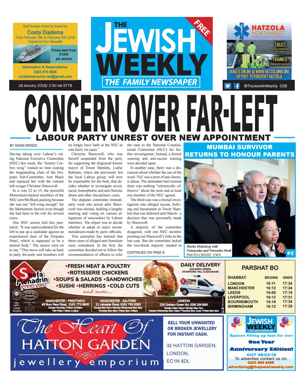 The Jewish Weekly 036 by The Jewish Weekly - Issuu