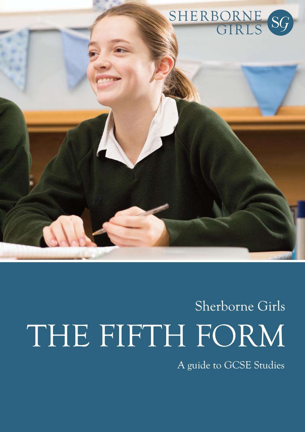 Sherborne Girls Fifth Form Booklet - A Guide to GCSE Studies by ...