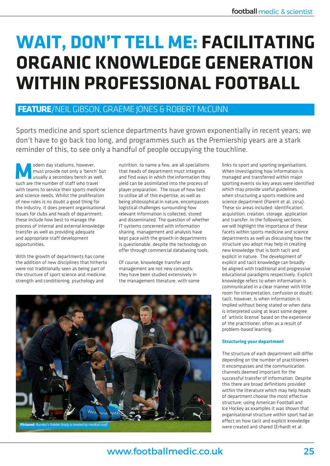 Football Medic & Scientist by Football Medicine & Performance ...