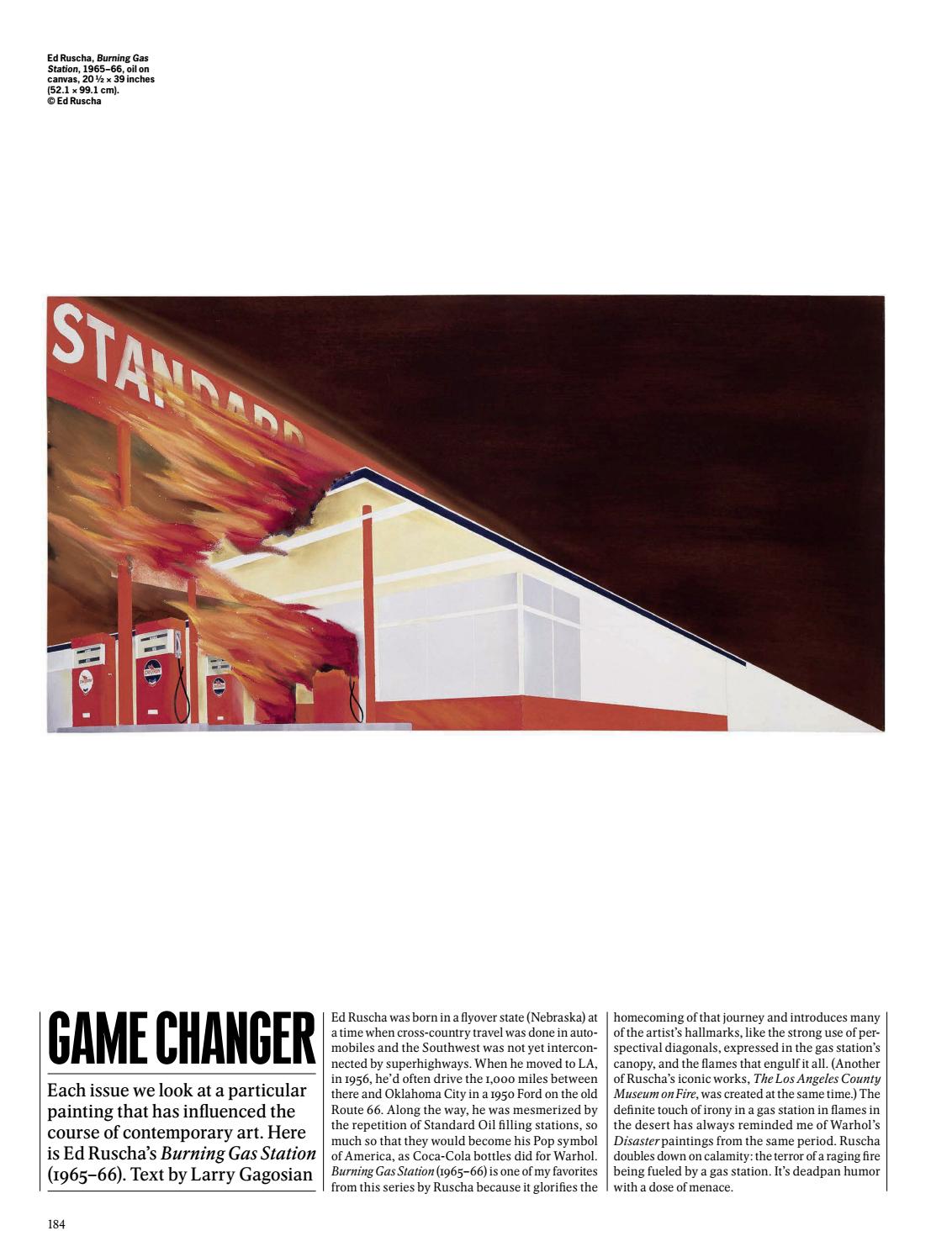 Ed Ruscha Gas Station