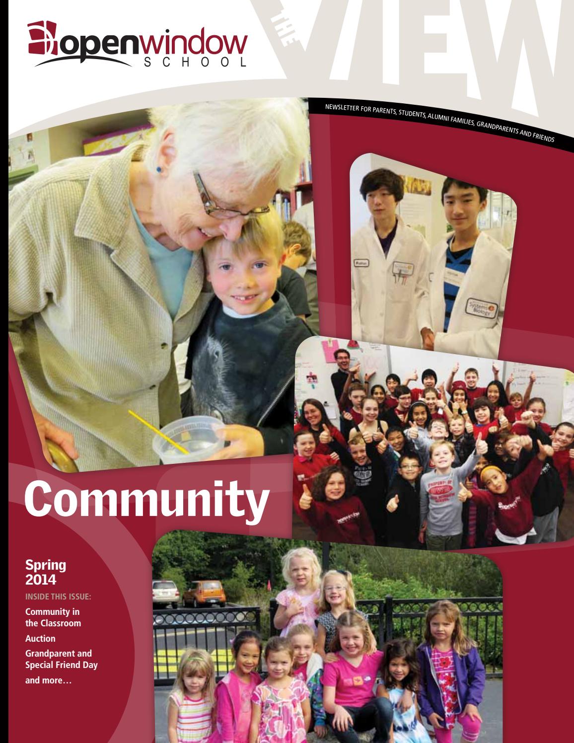 The View, Spring 2014 by Open Window School - Issuu