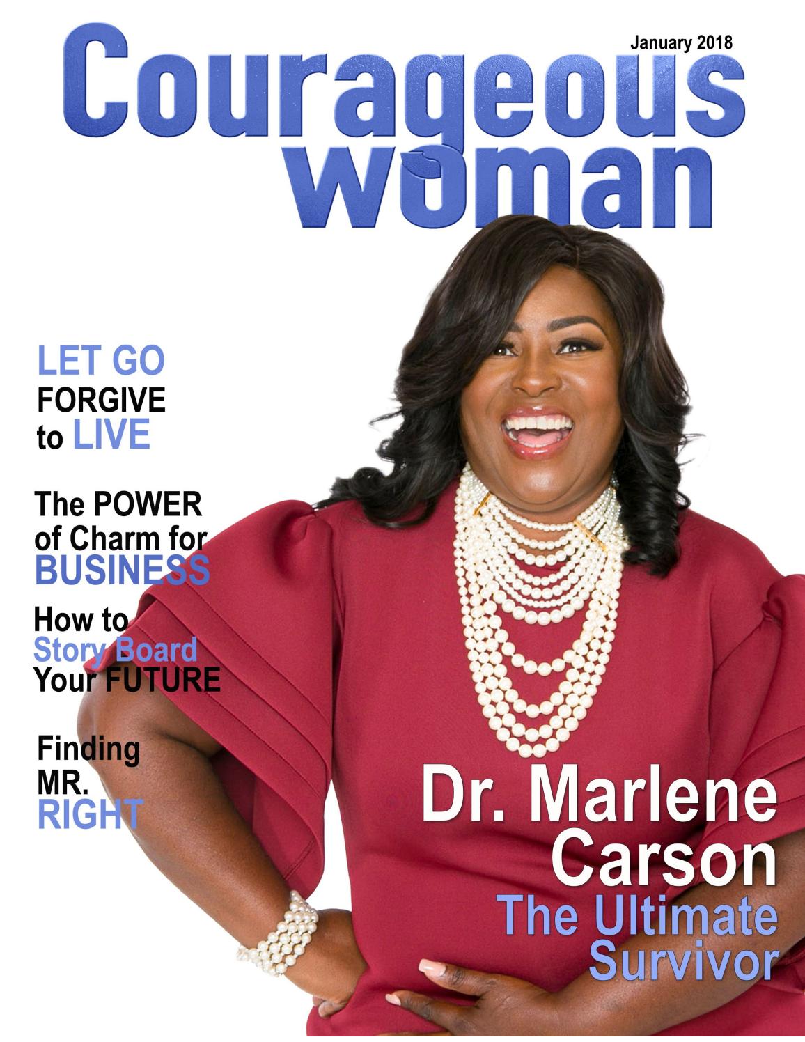 Courageous Woman Magazine Jan. 2018 Dr. Marlene Carson by Courageous ...