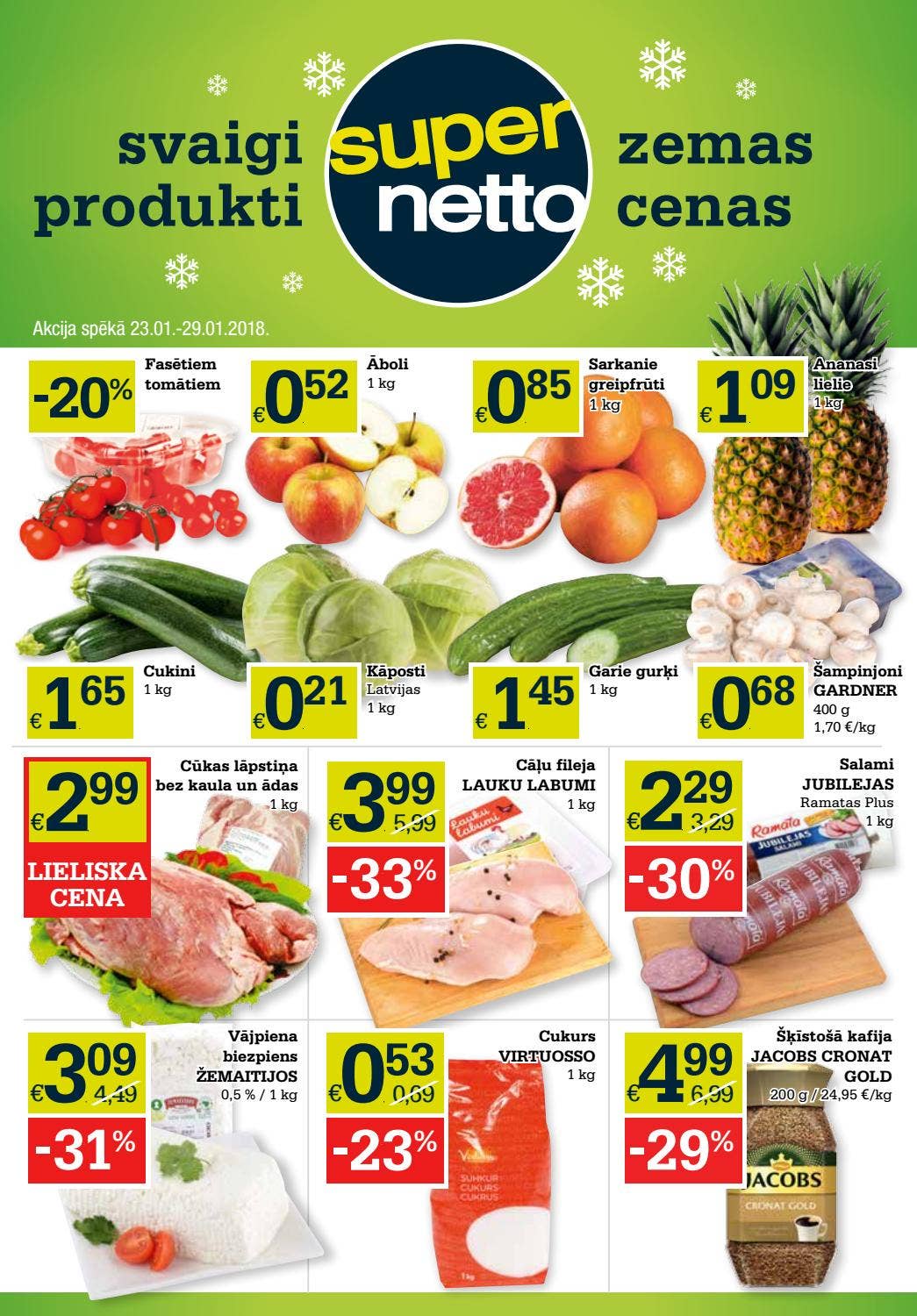 Supernetto piedāvājums no 23.01. līdz 29.01.2018. by Rimi - Issuu