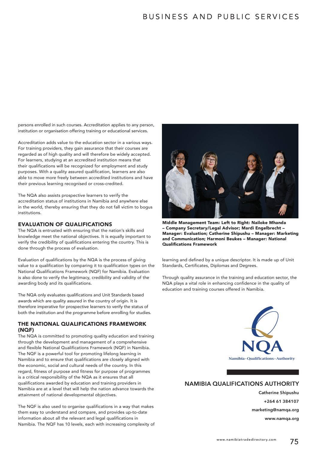 Namibia Trade Directory 2018 by Venture Media - Issuu