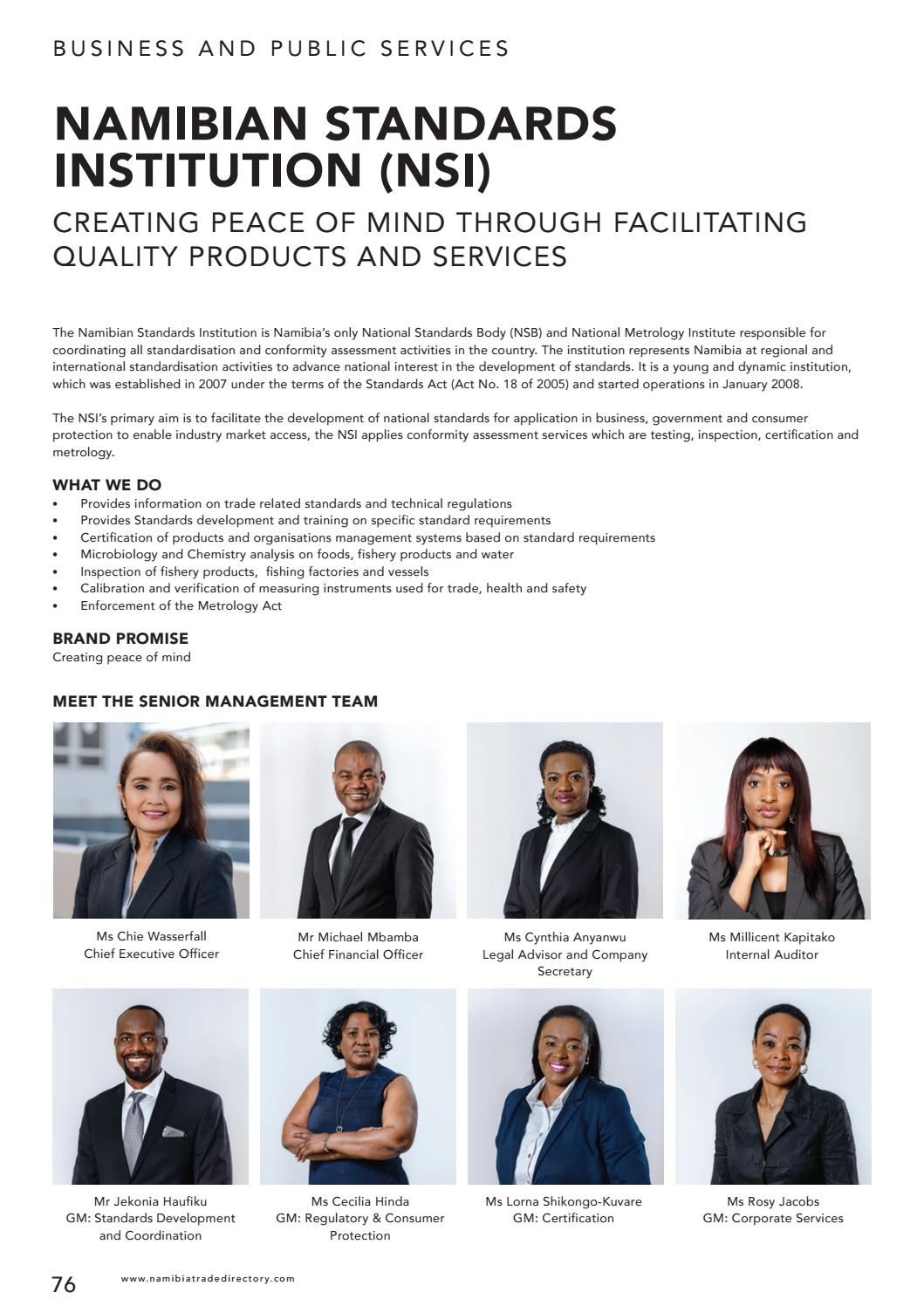 Namibia Trade Directory 2018 by Venture Media - Issuu