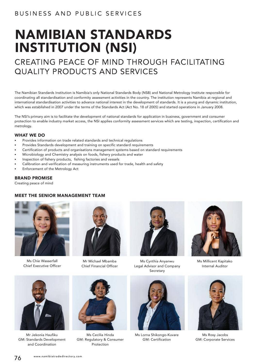 Namibia Trade Directory 2018 by Venture Media - Issuu