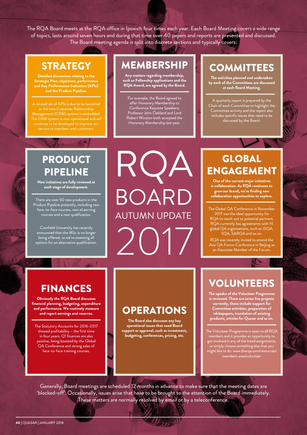 RQA Board update by The RQA - Issuu