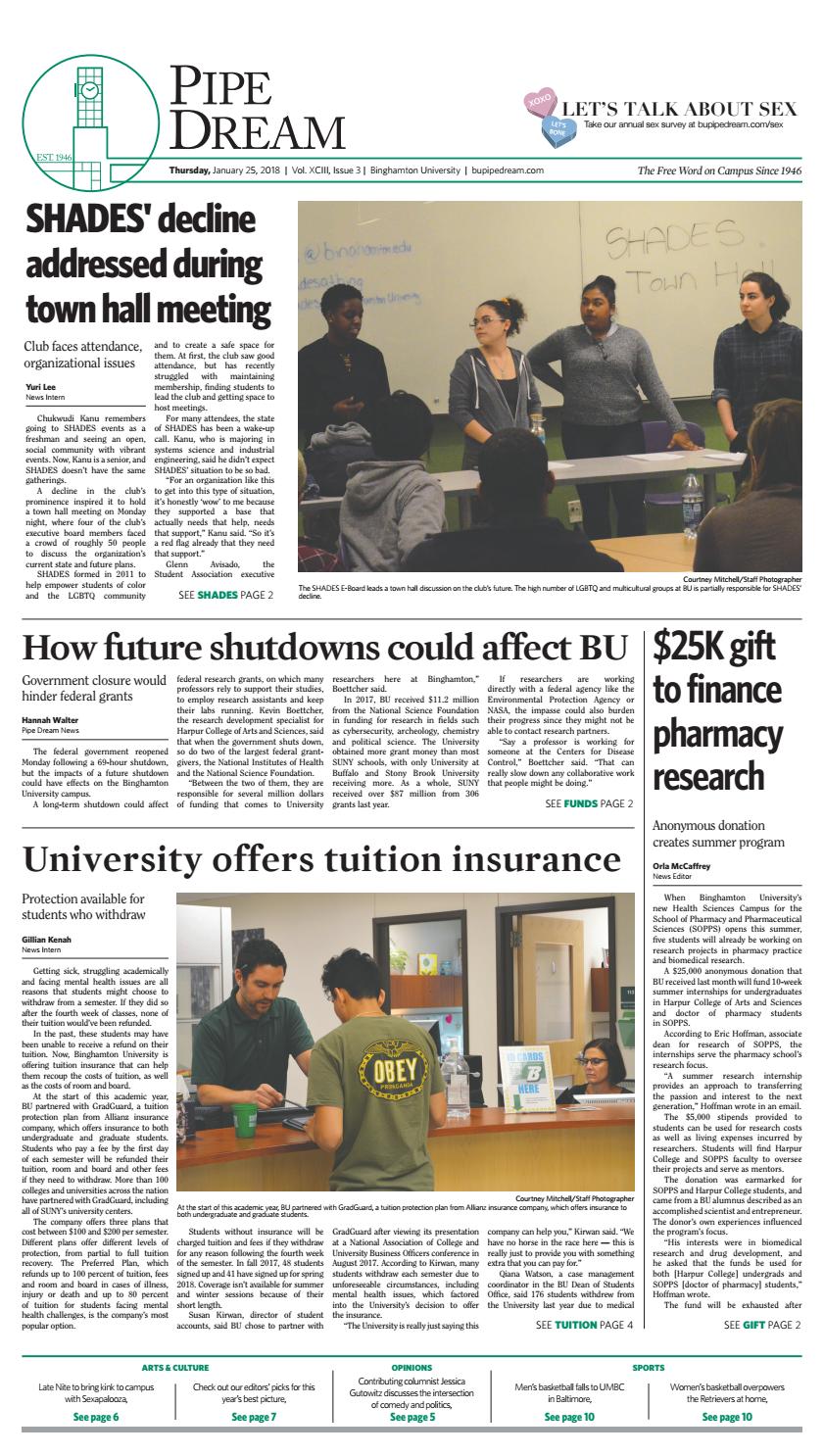 Spring 2018 issue 3 by Pipe Dream - Issuu