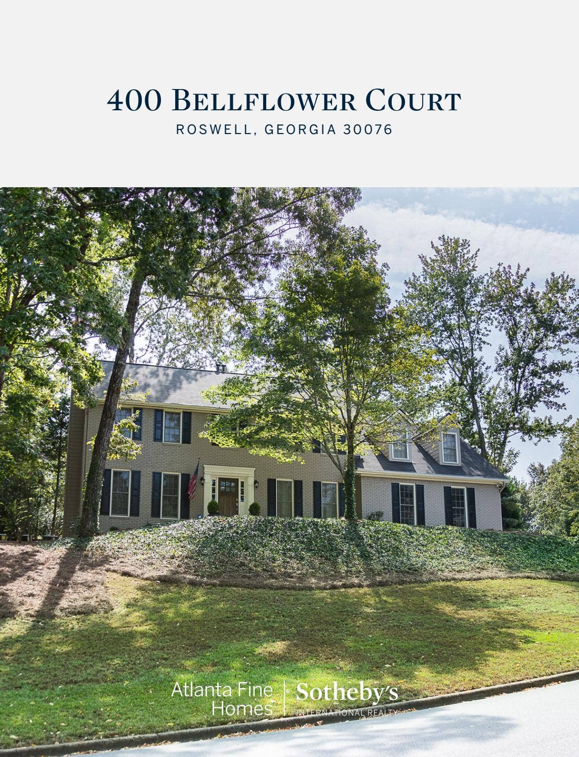 LIVE Exceptional | 400 Bellflower Court by Atlanta Fine Homes Sotheby's ...