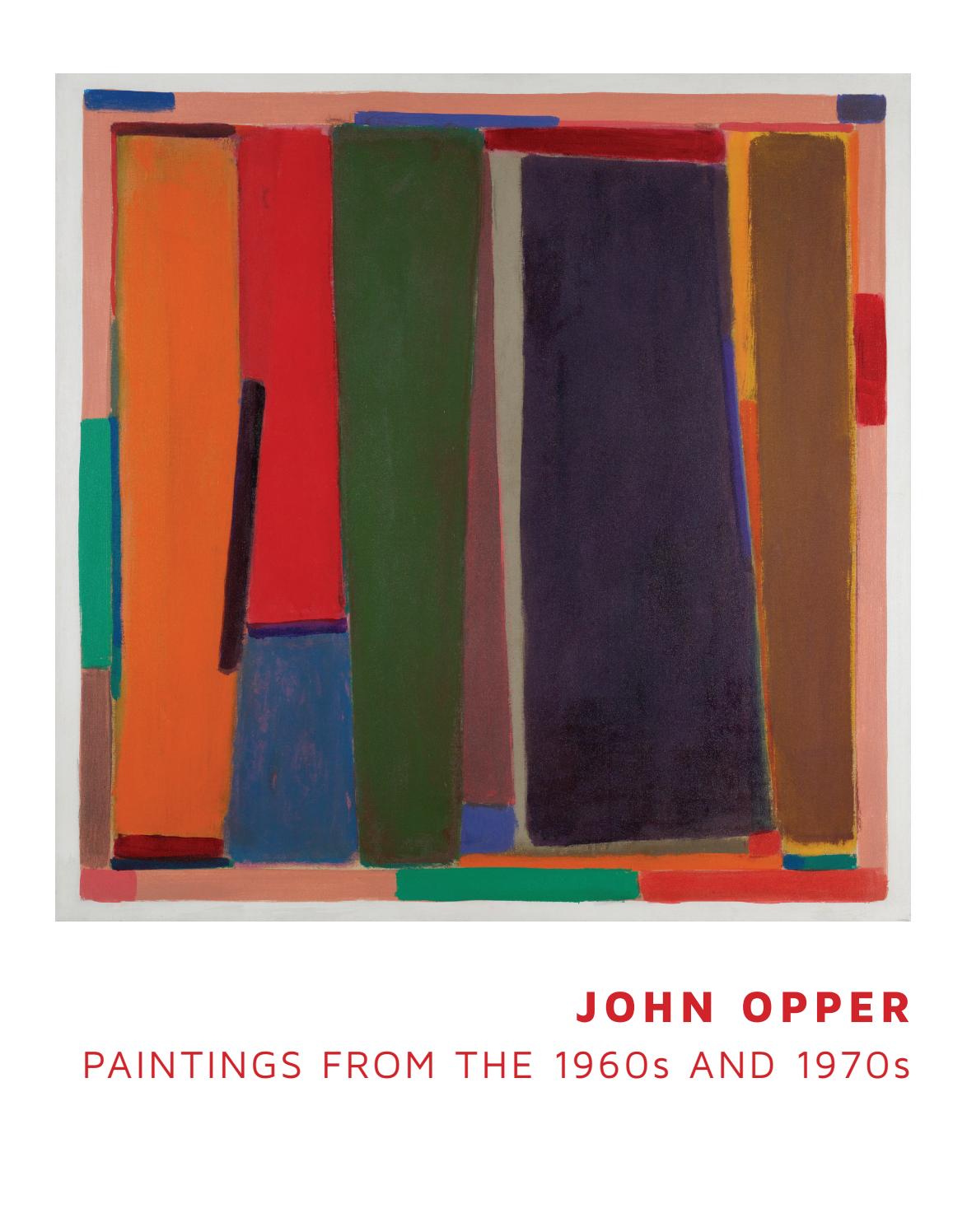John Opper | Paintings from the 1960s and 1970s by Berry Campbell ...