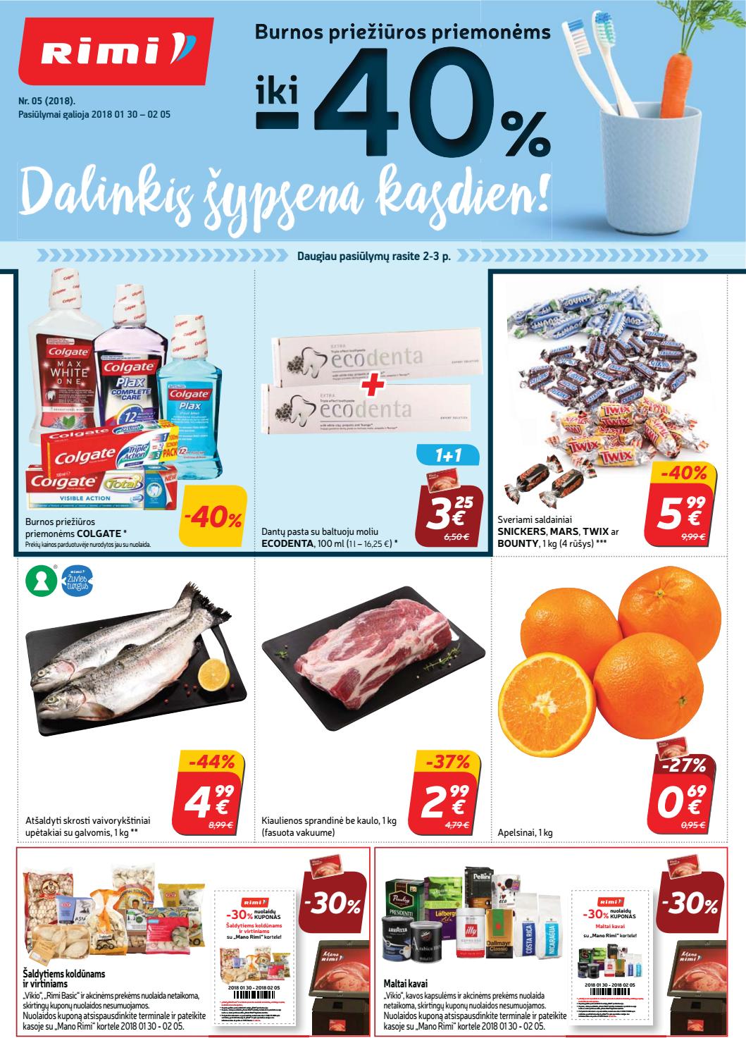 „Rimi“ savaitinis leidinys Nr. 5-2018 Kai kurių pasiūlymų galite ...