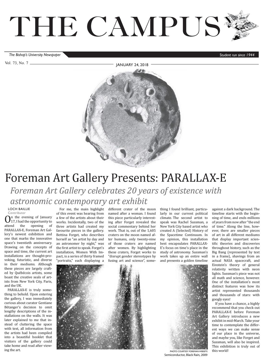 The Campus - January 24 '17 - Issue by The Campus Newspaper - Issuu