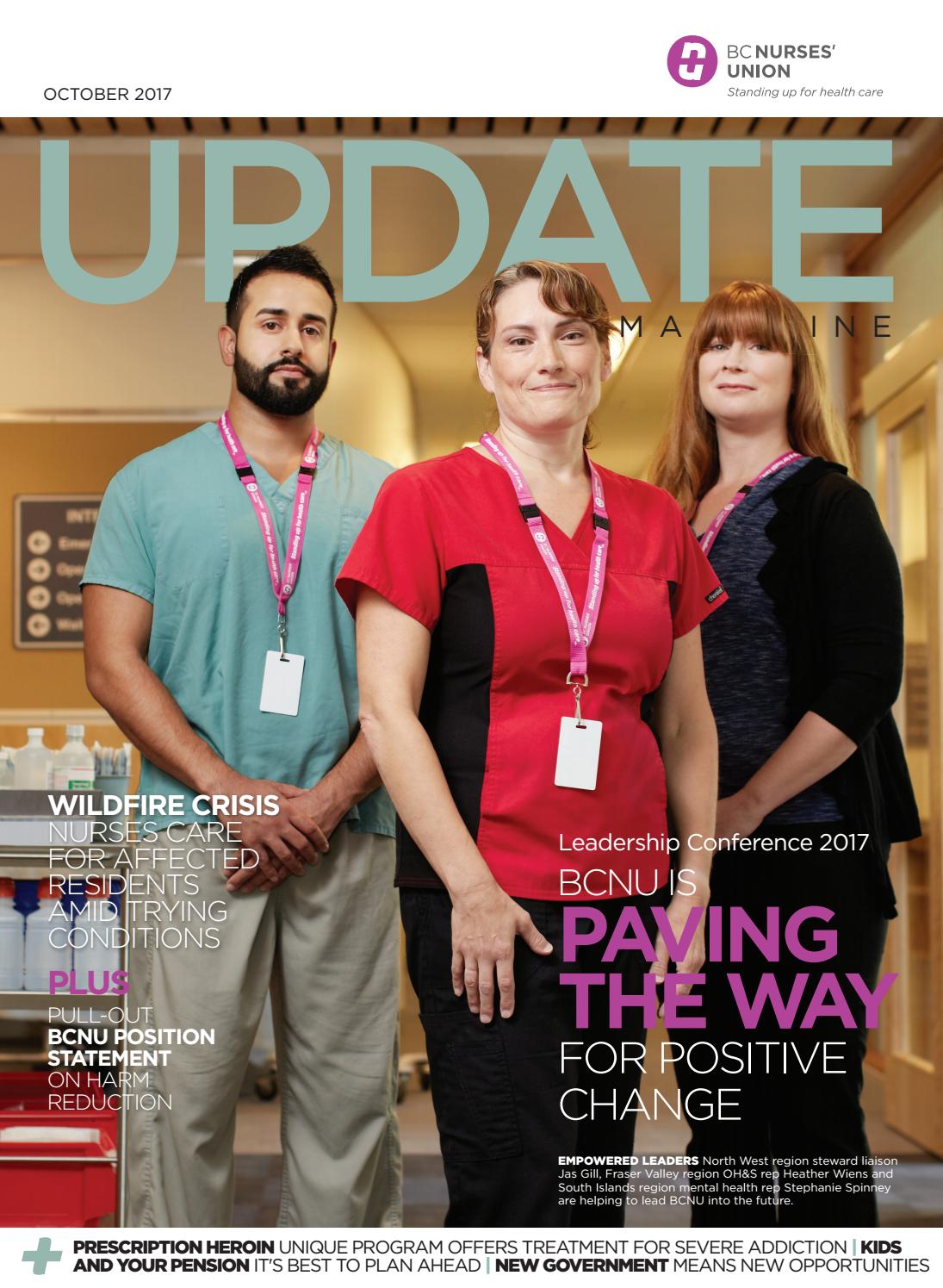 BCNU Update Magazine October 2017 by BC Nurses' Union - Issuu