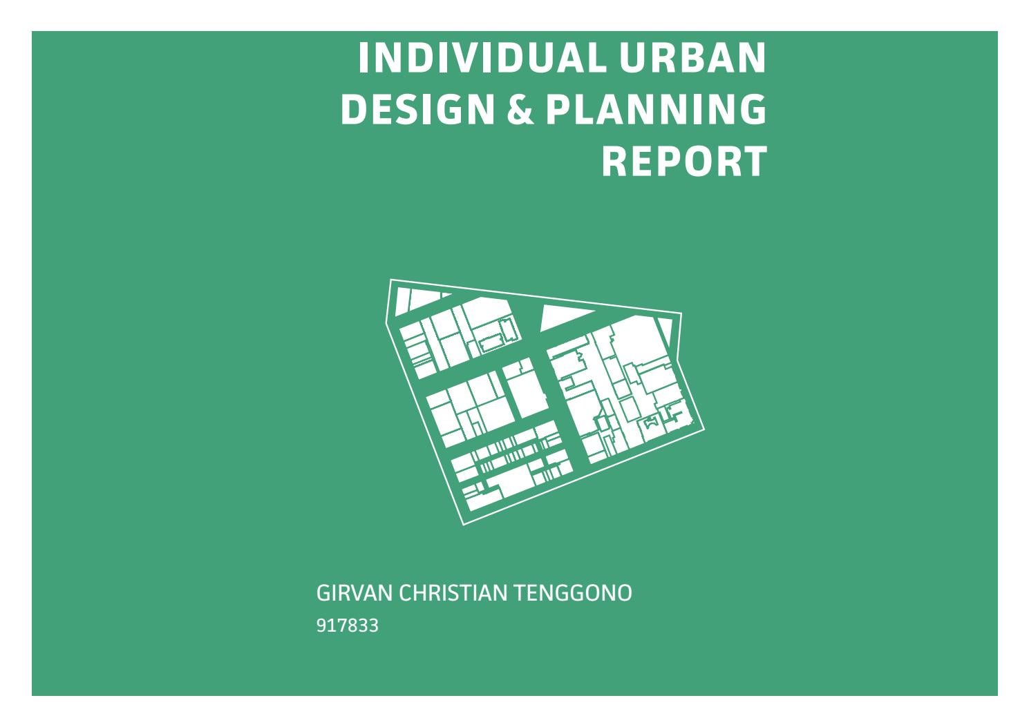 PLAN10002 Introduction to Urban Design & Planning Final Report by ...