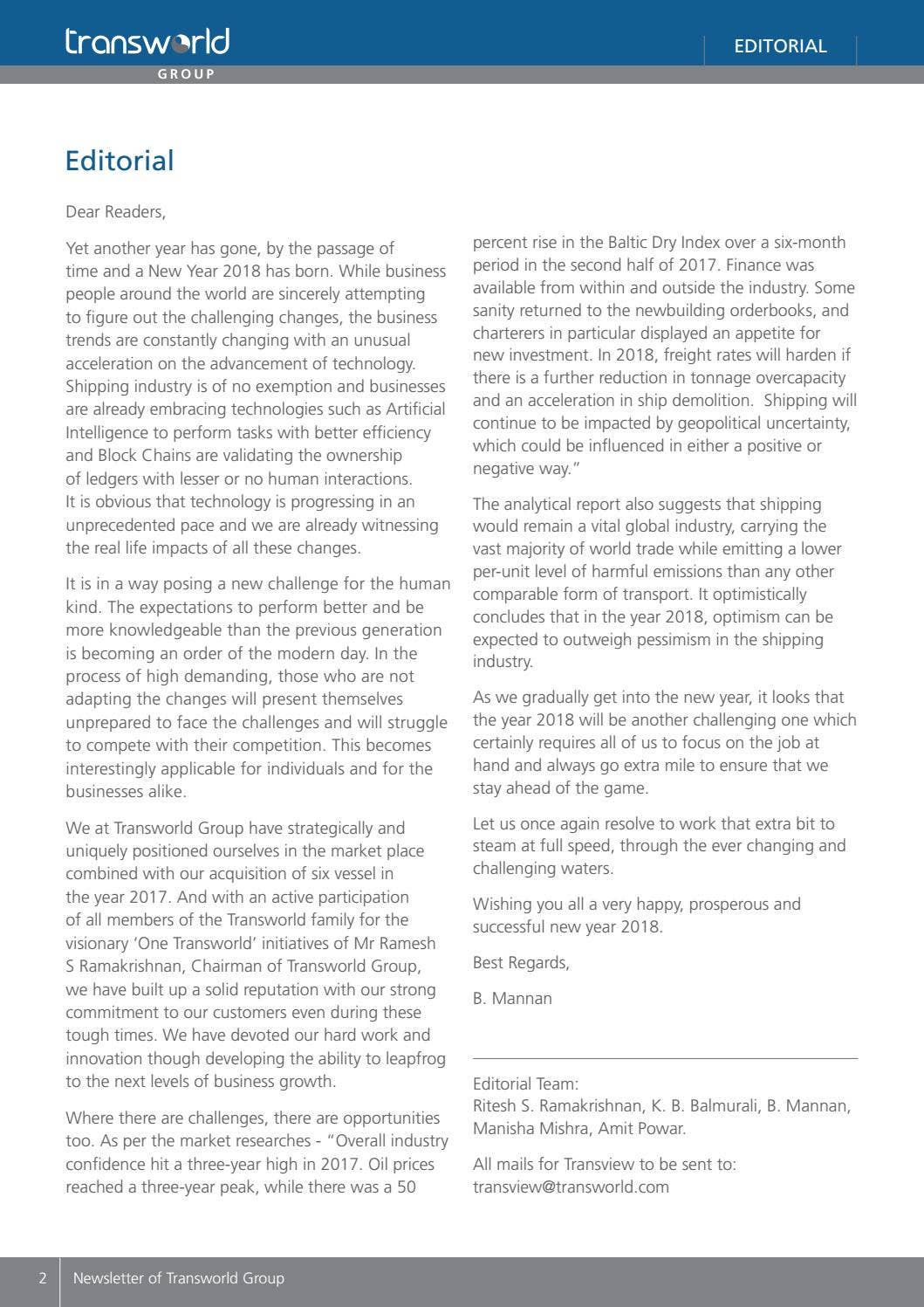 Transview January 2018 by Transworld Group - Issuu