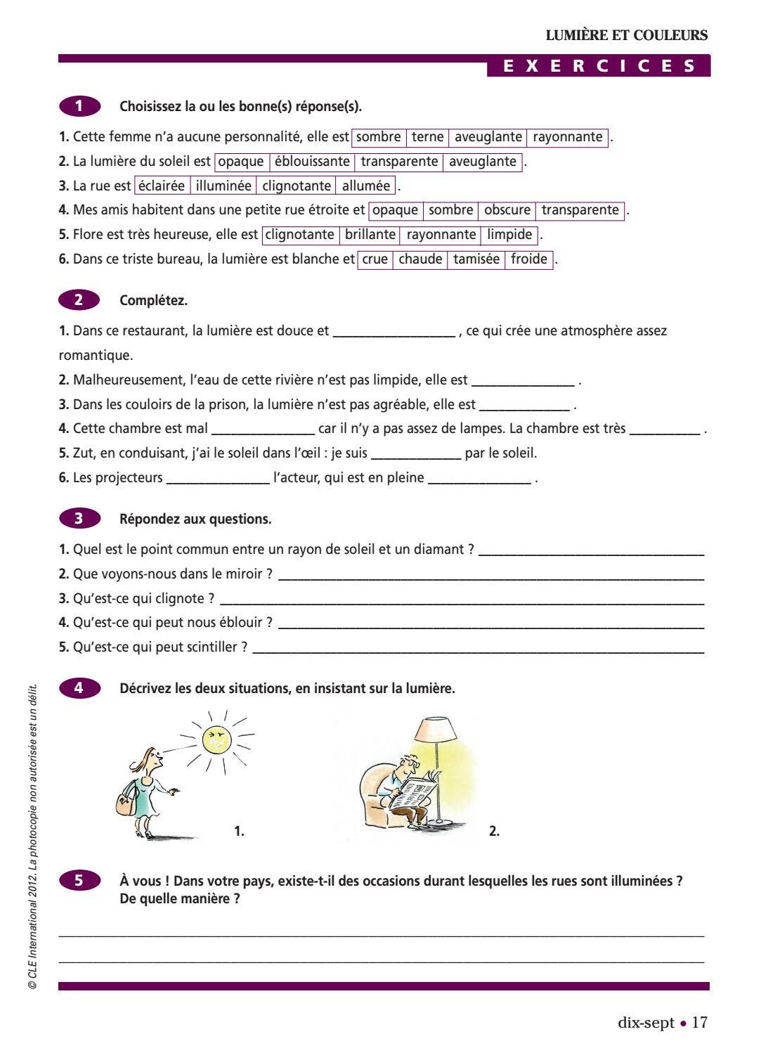 Extrait Vocabulaire progressif du français - 2e édition - niveau avancé ...