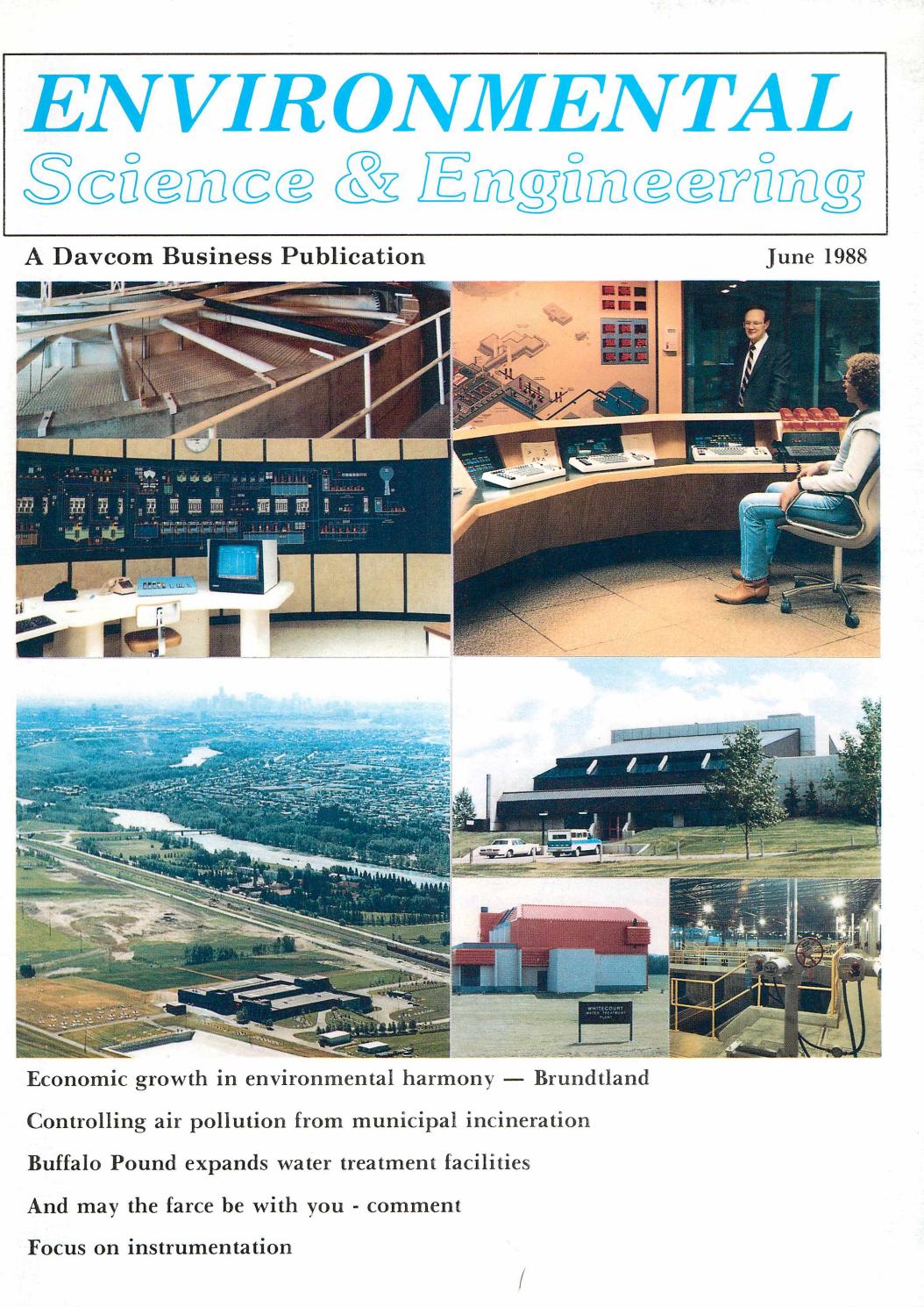 Environmental Science & Engineering Magazine (ESEMAG) June 1988 by ...