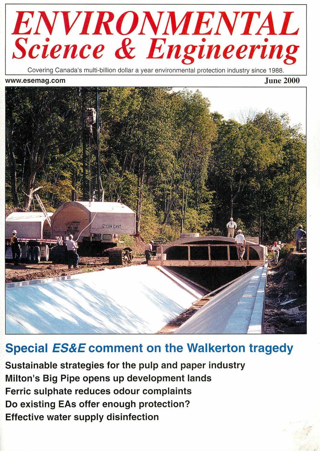 Environmental Science & Engineering Magazine (ESEMAG) June 2000 by ...