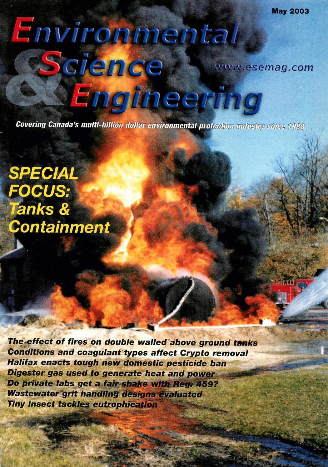 Environmental Science & Engineering Magazine (ESEMAG) May 2003 by ...