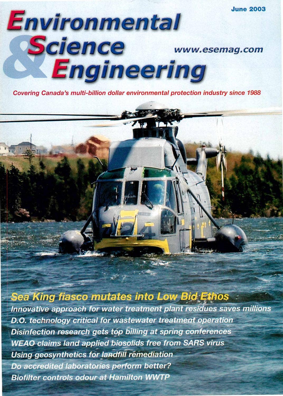 Environmental Science & Engineering Magazine (ESEMAG) June 2003 by ...