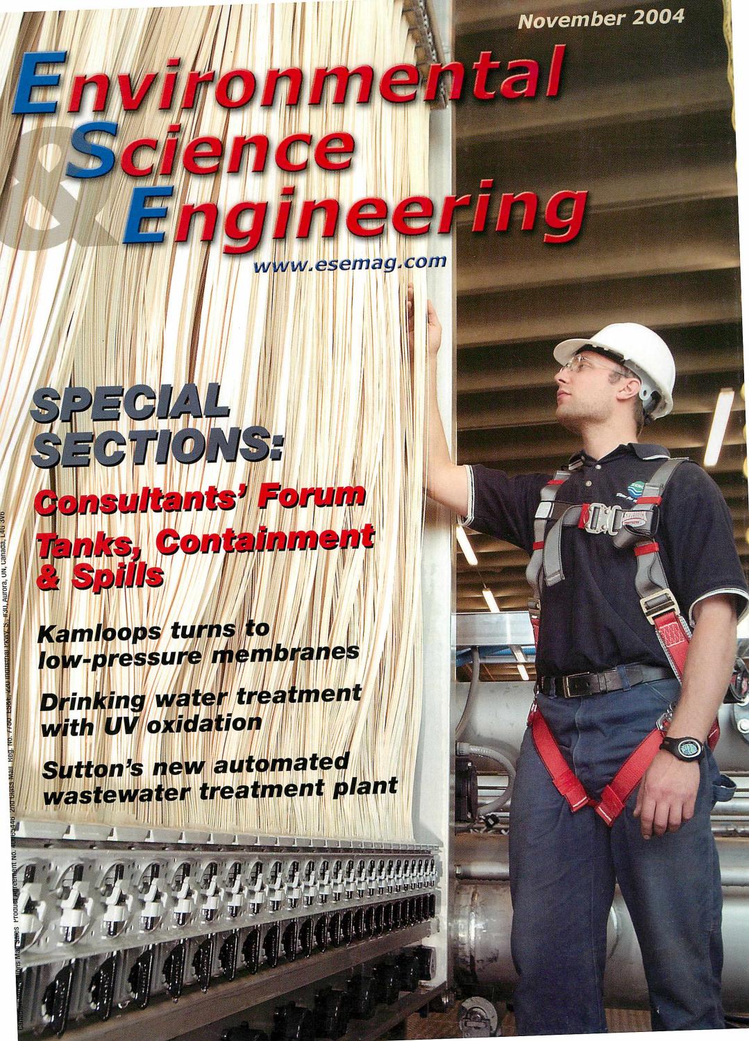 Environmental Science & Engineering Magazine (ESEMAG) November 2004 by ...