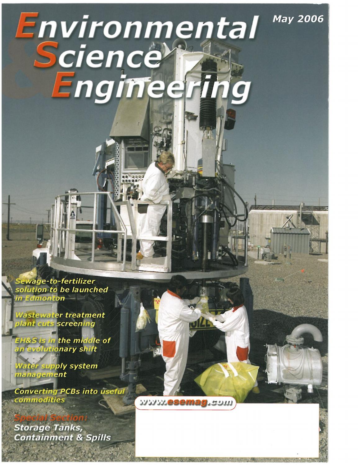 Environmental Science & Engineering Magazine (ESEMAG) May 2006 by ...