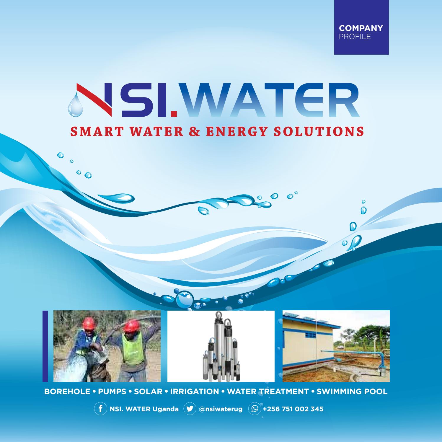 NSI. WATER (Company Profile) by SLICK REPUBLIC LIMITED - Issuu