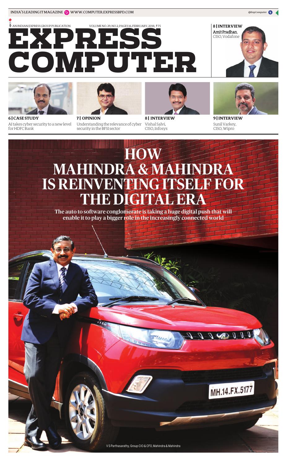 Express Computer (Vol.29, No.2) February, 2018 by Indian Express - Issuu