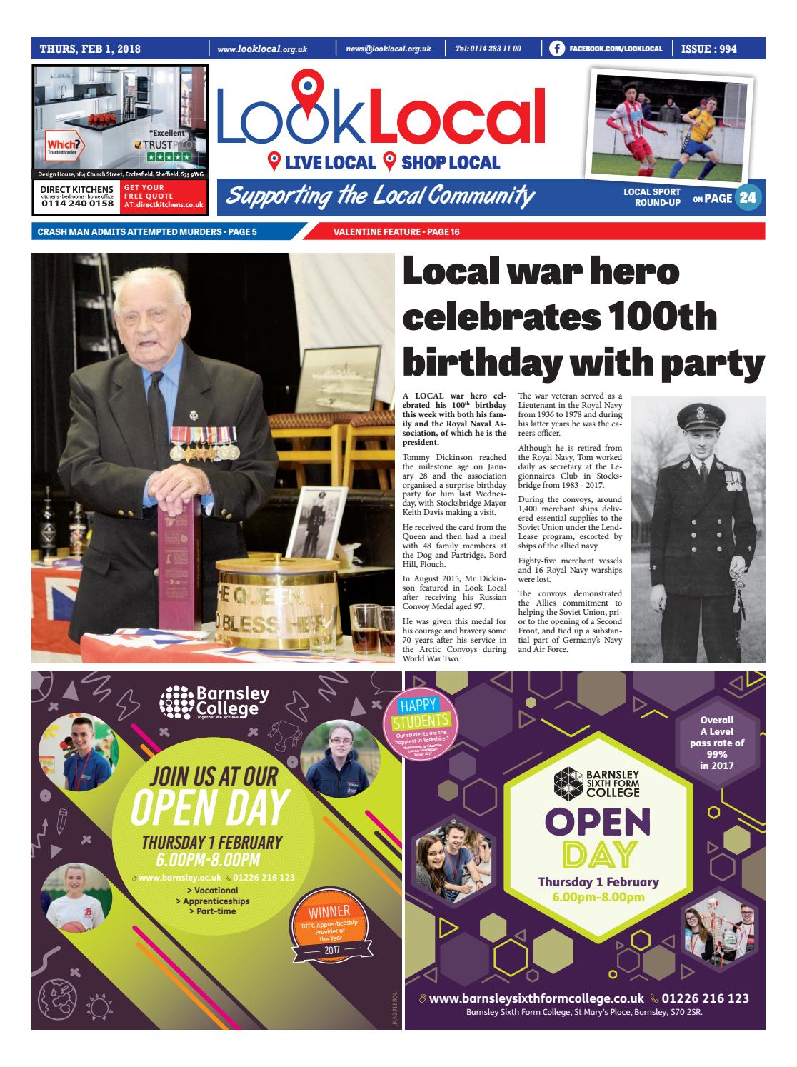 Issue 994 Thursday 1 February 2018 by Look Local Newspaper - Issuu
