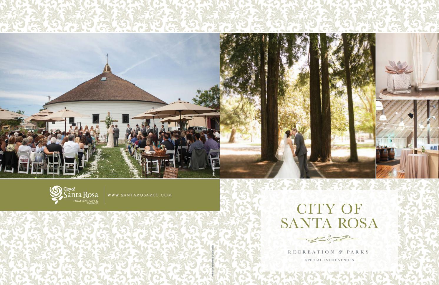 Special Event Venue Brochure by City of Santa Rosa Recreation and Parks ...