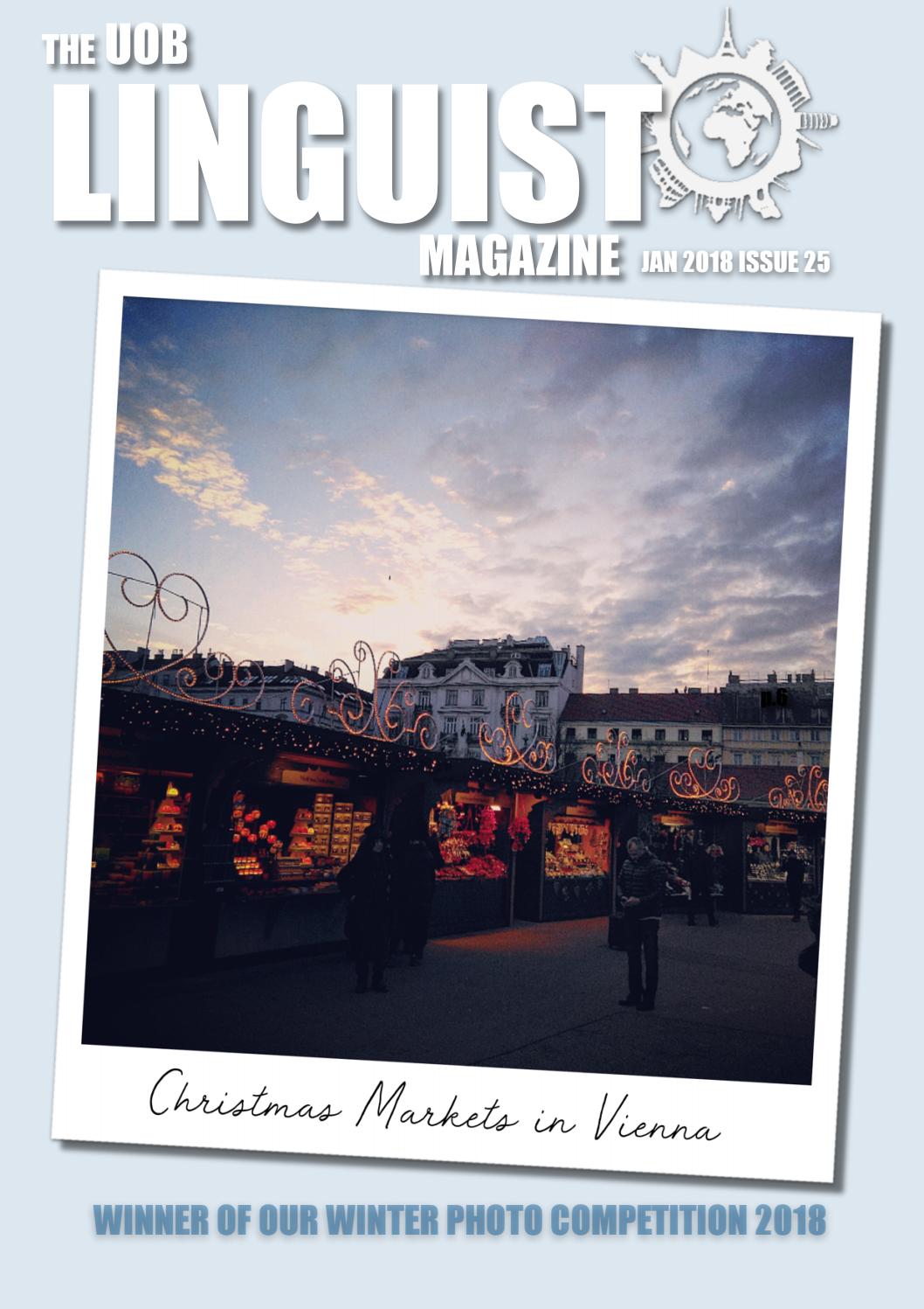 Issue 25 by The UoB Linguist Magazine - Issuu