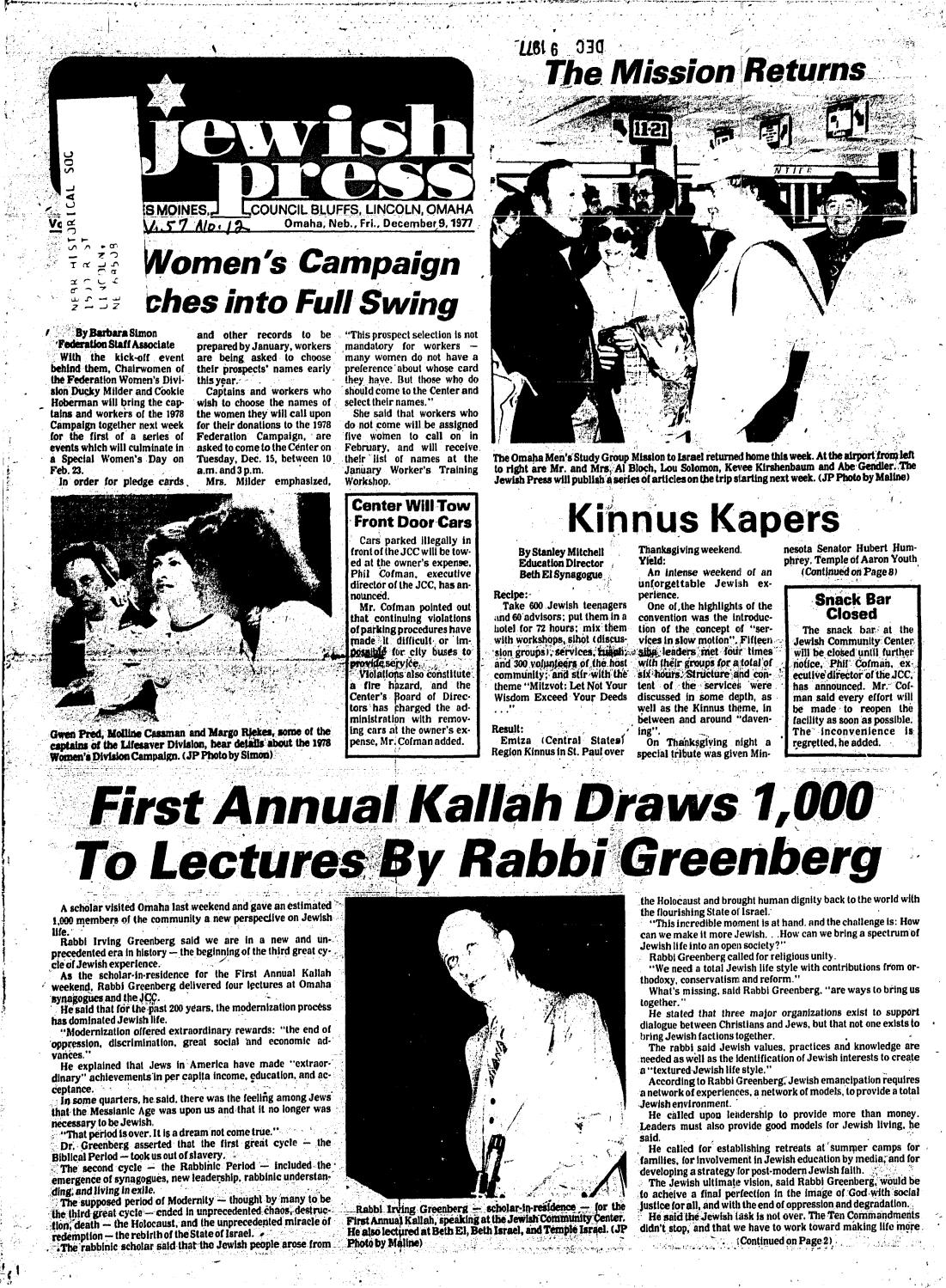 December 9, 1977 by Jewish Press - Issuu