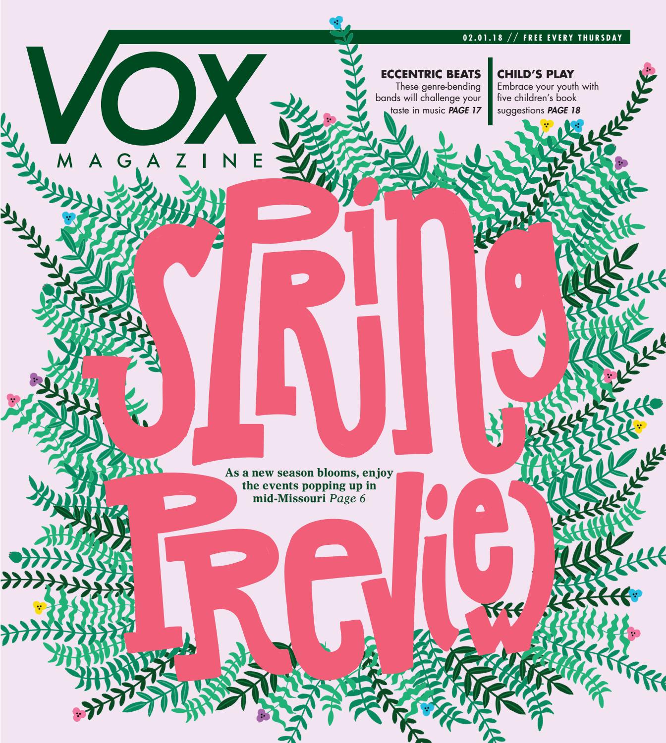 Vox Magazine 2.1.18 by Vox Magazine - Issuu