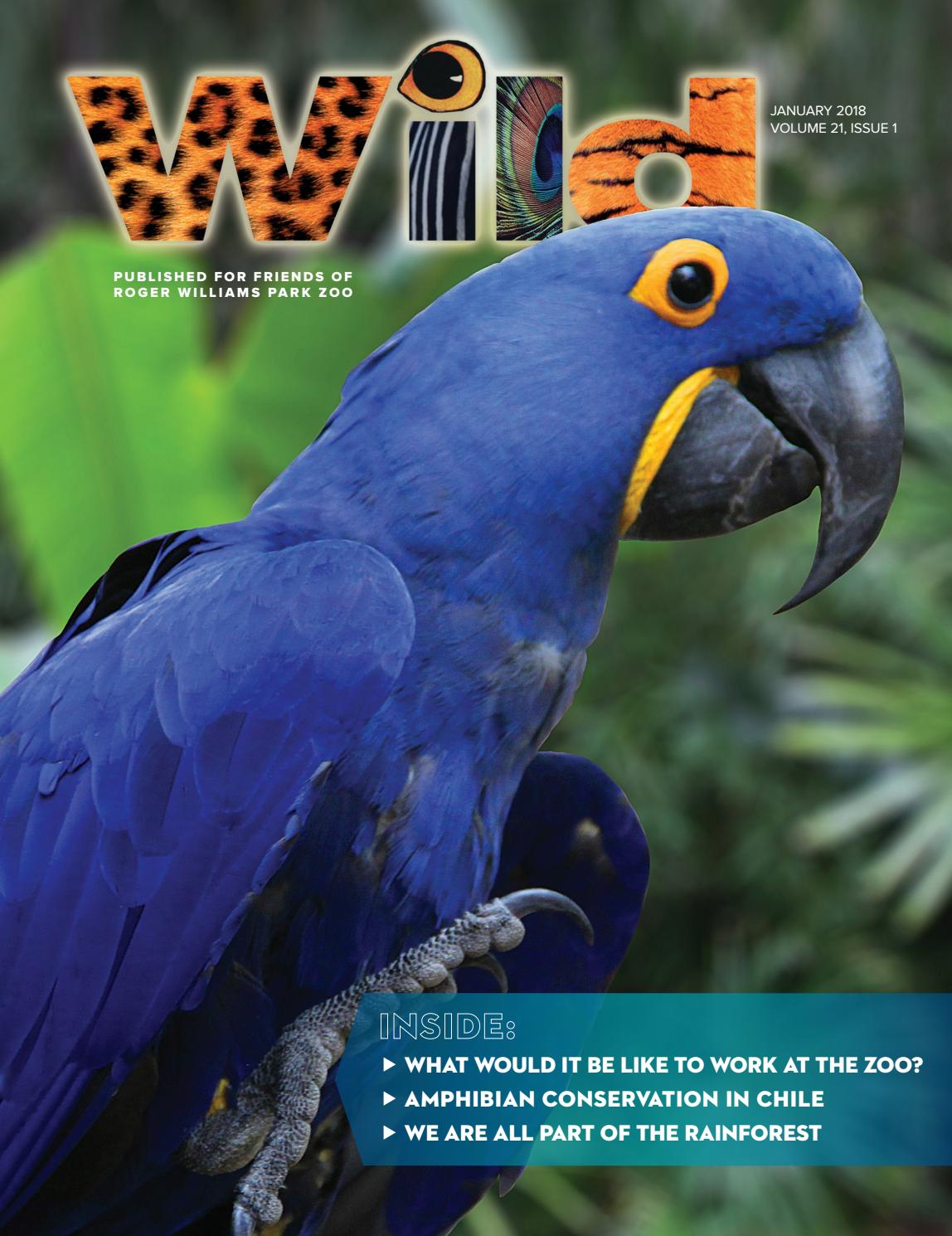 2018 Winter WILD Magazine by Roger Williams Park Zoo - Issuu