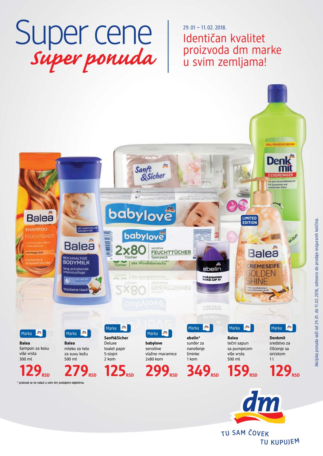 Dm srbija katalog super cene od 29 01 11 02 2018 by Catalog.rs - Issuu