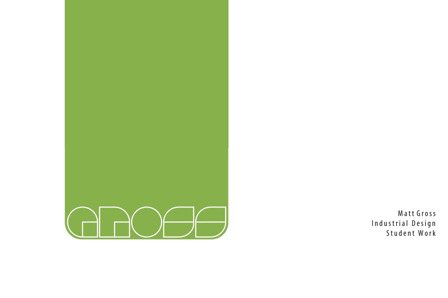 Matthew Gross Design Portfolio by SFSU School of Design Portfolios - Issuu