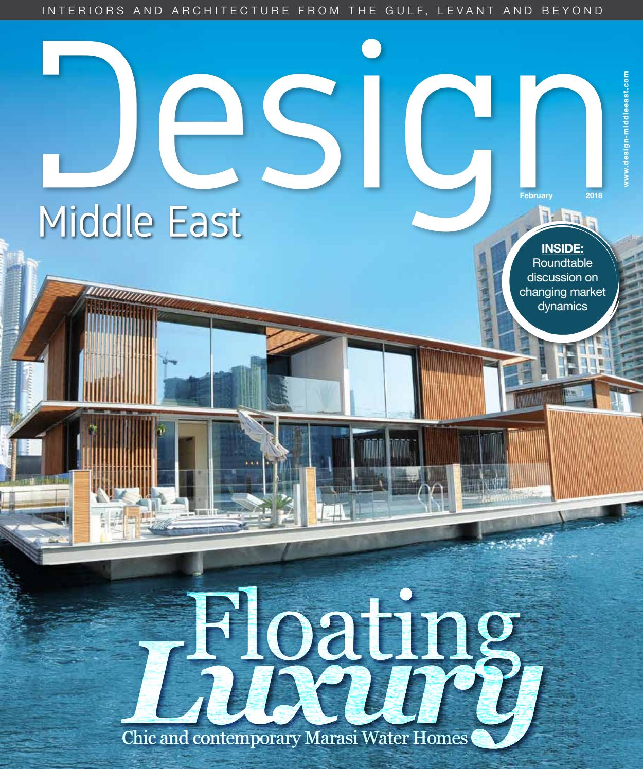 Design Middle East February 2018 by Design Middle East - Issuu