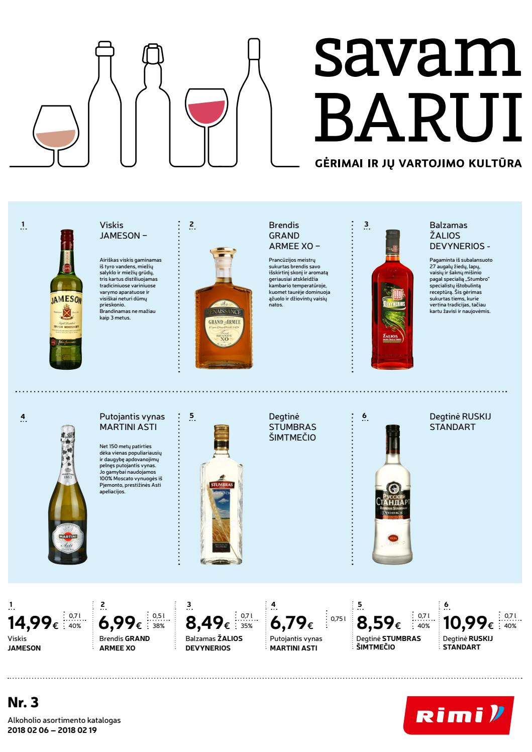 Alkoholio asortimentinis katalogas GĖRIMAI Nr. 3 - 2018 by Rimi - Issuu