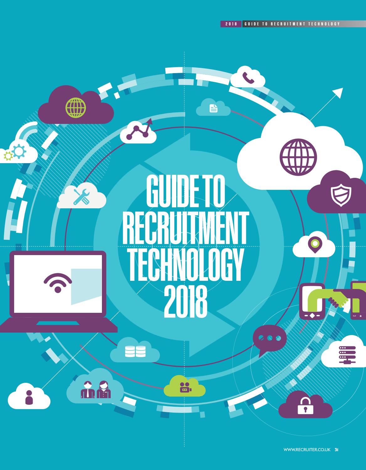 Recruiter - Guide to Recruitment Technology 2018 (February 2018) by ...
