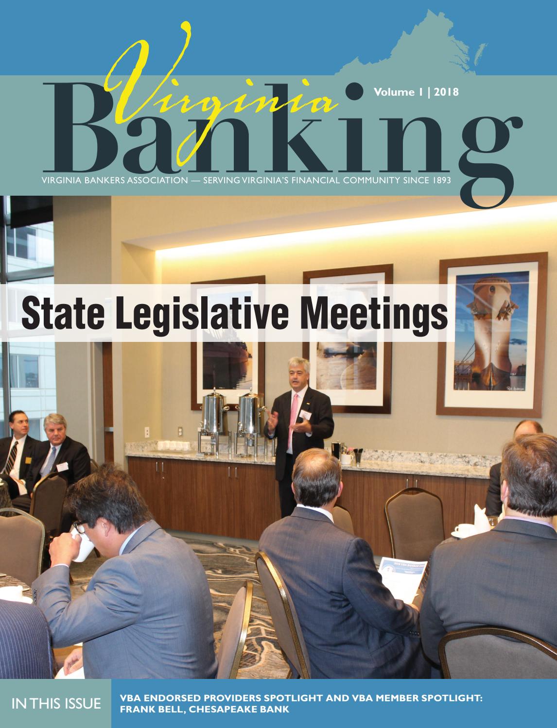 Virginia Banking Volume 1 2018 by The Warren Group - Issuu