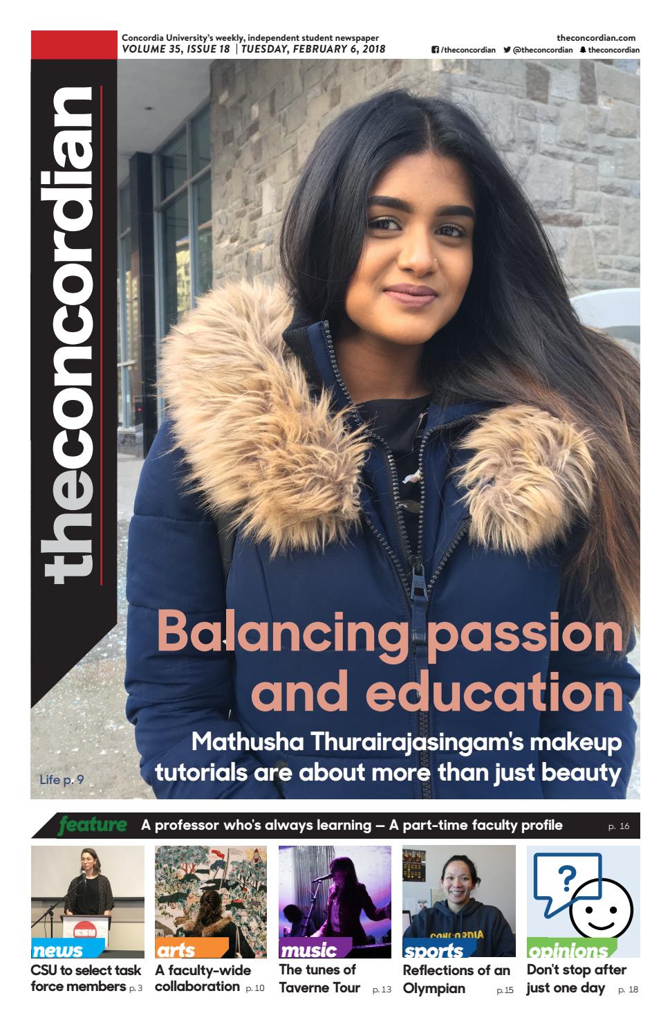 The Concordian - February 6th, 2018 by The Concordian - Issuu