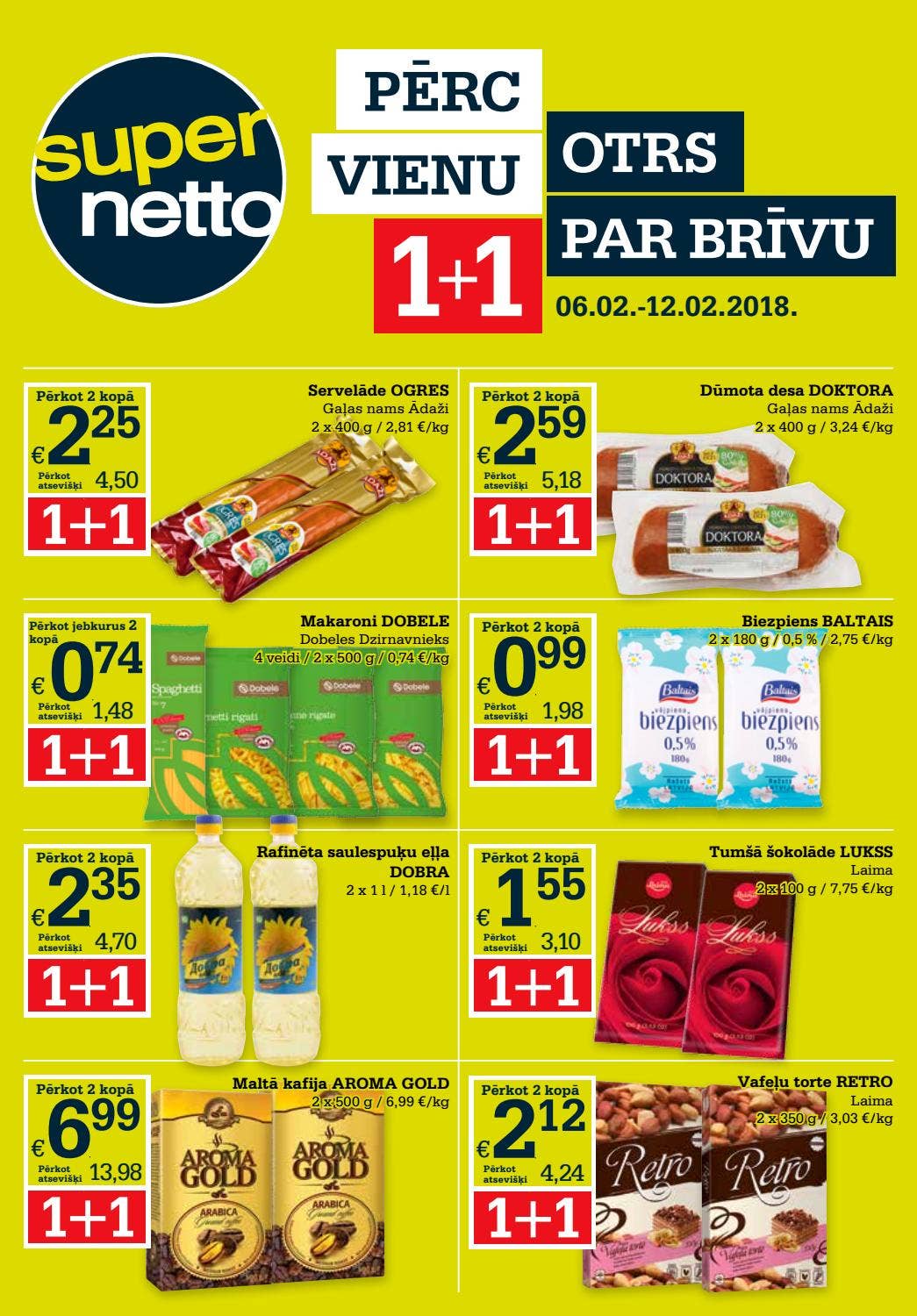 Supernetto piedāvājums no 06.02. līdz 12.02.2018. by Rimi - Issuu