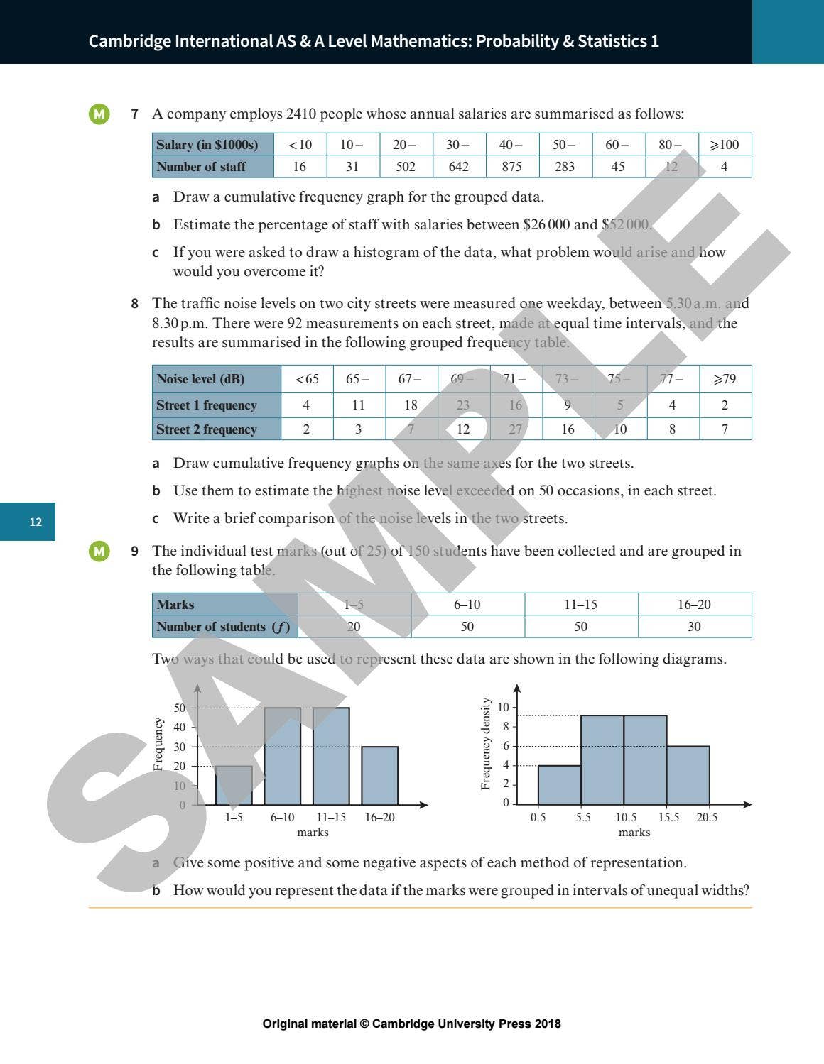 Preview Cambridge International AS & A Level Mathematics: Probability ...